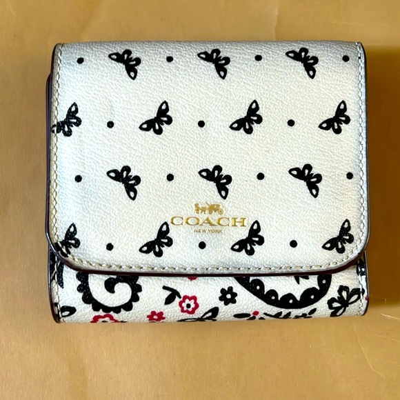 Bags | Rare Coach Butterfly Bandana Print Wallet | Poshmark